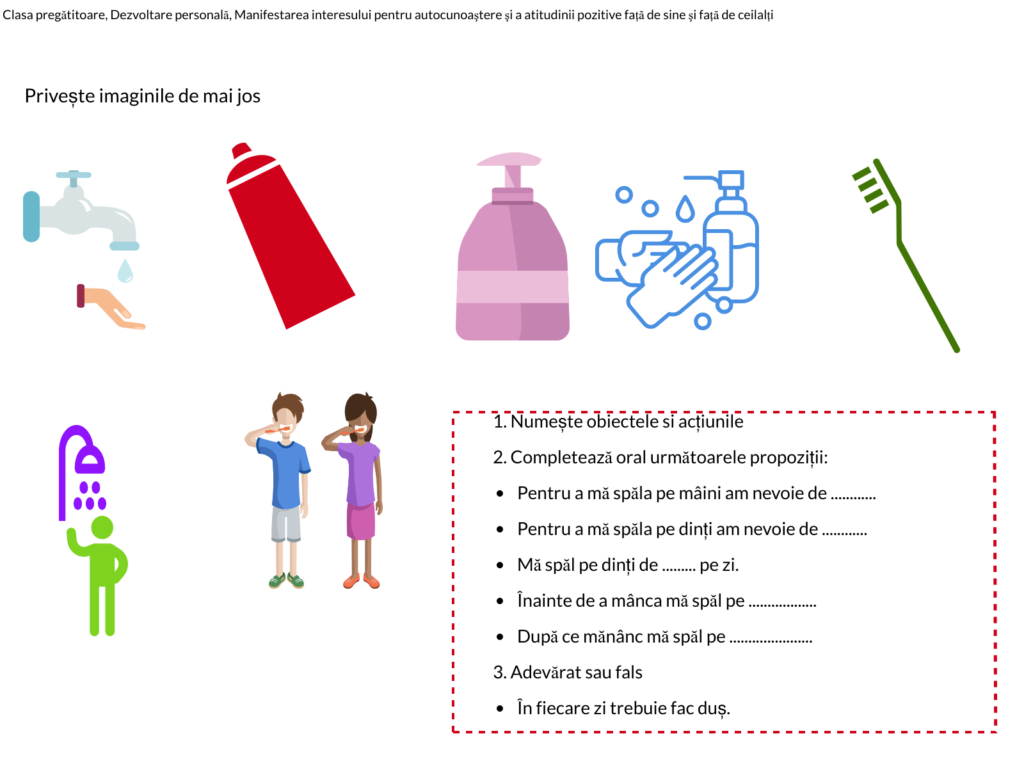 Igiena personală | R.E.I. - Resurse Educație Incluzivă