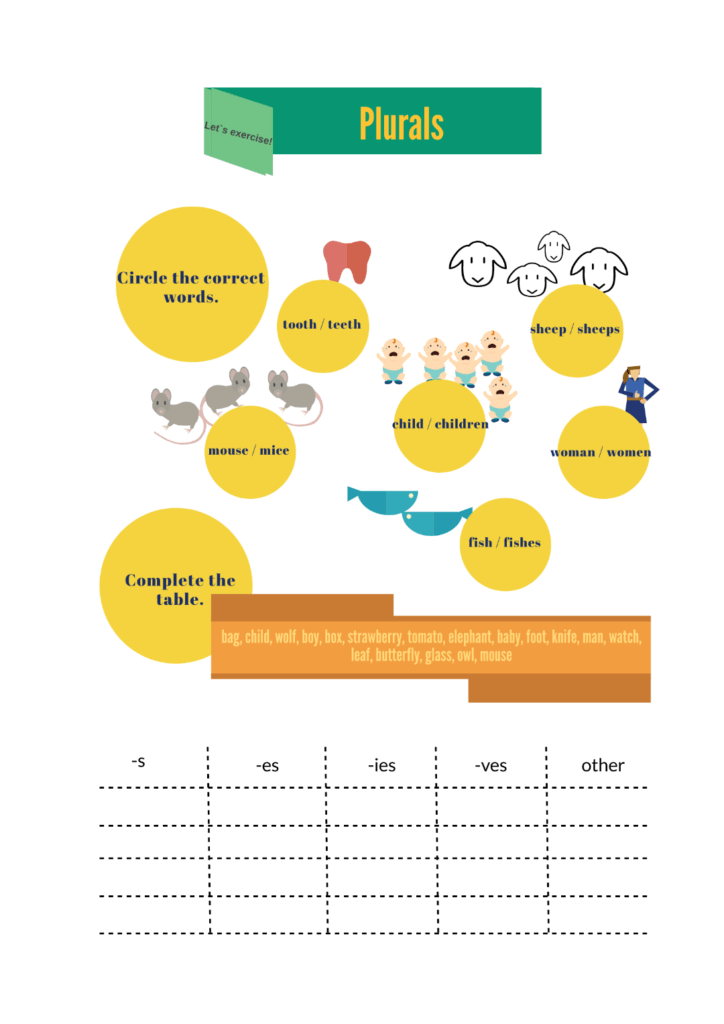 Plurals 2 | R.E.I. - Resurse Educație Incluzivă