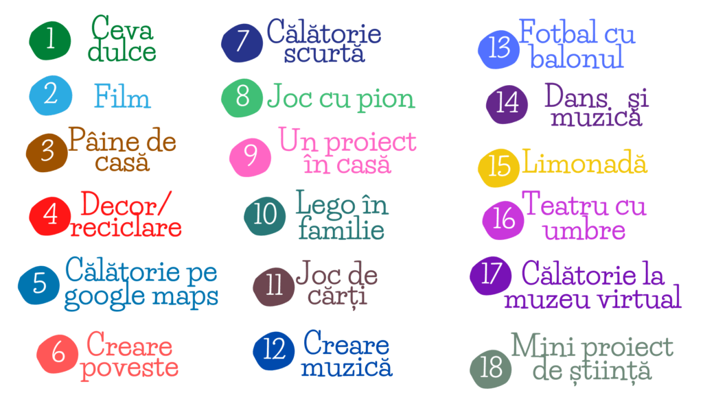 Activități în familie | R.E.I. - Resurse Educație Incluzivă